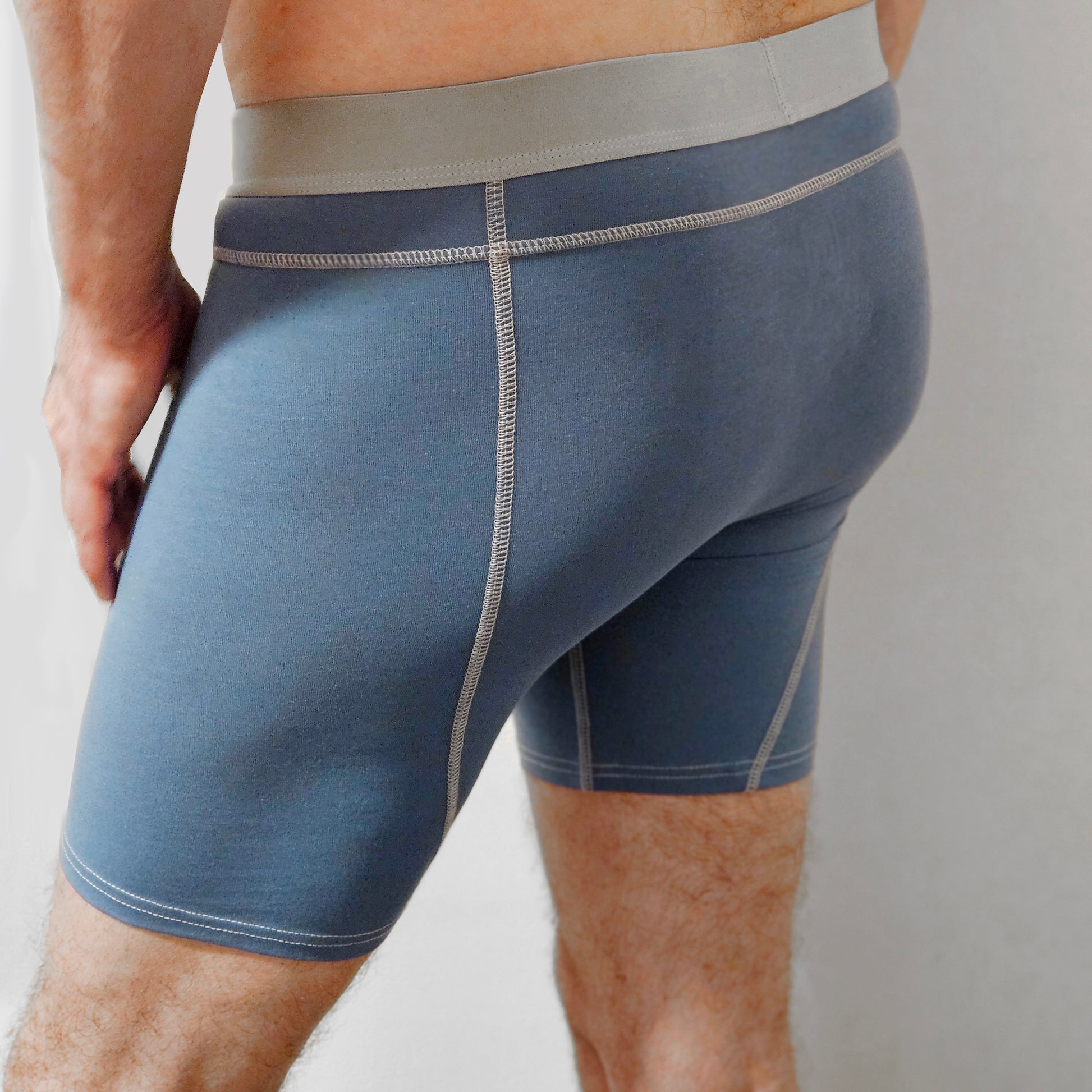 Leak-Resistant Long Boxer Briefs for Men with BPH | Confident Male
